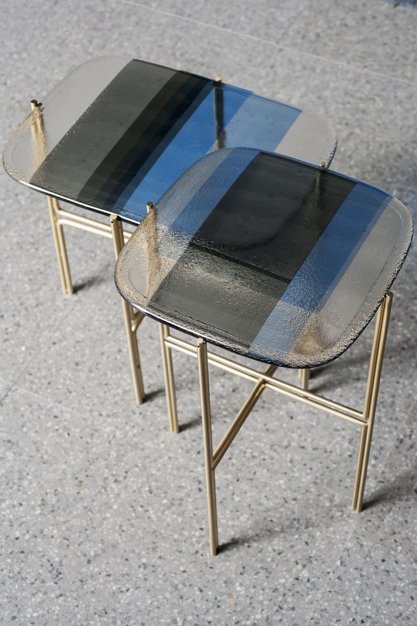 TETRIS Murano glass coffee table By BAXTER | design Draga & Aurel