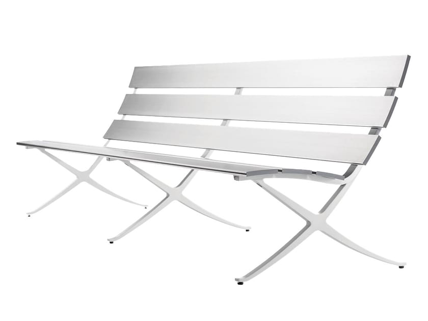 BENCH B Sectional bench with back By BD Barcelona | design Konstantin Grcic