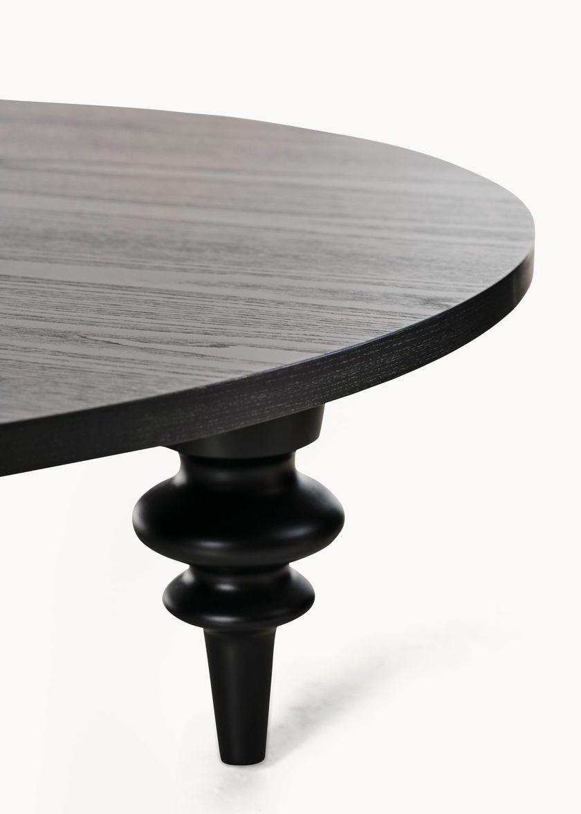MULTILEG Round ash coffee table for living room By BD Barcelona Design ...