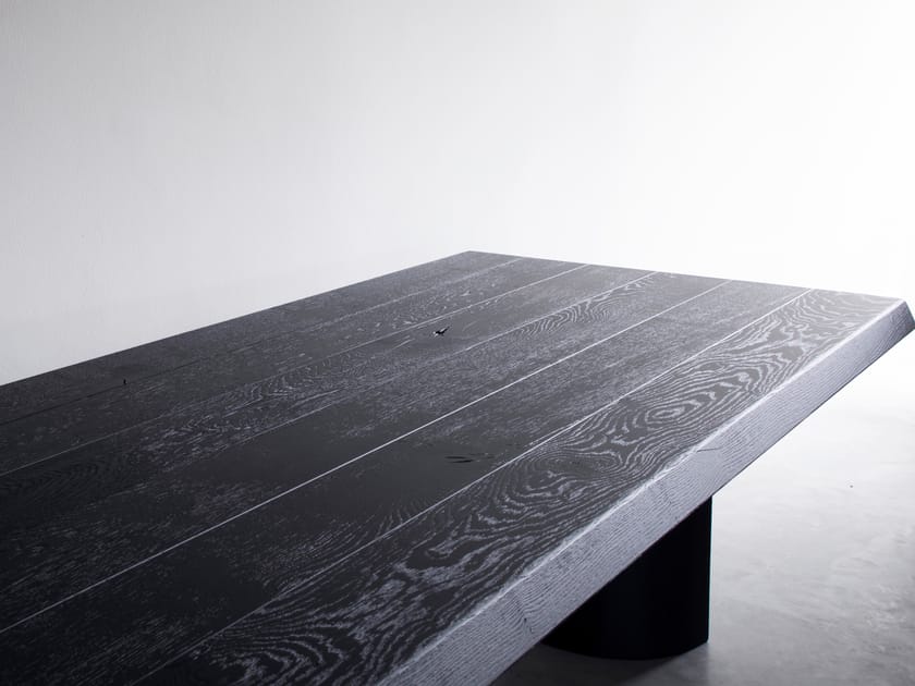 BEAM Rectangular solid wood dining table By Van Rossum | design Marlieke van Rossum