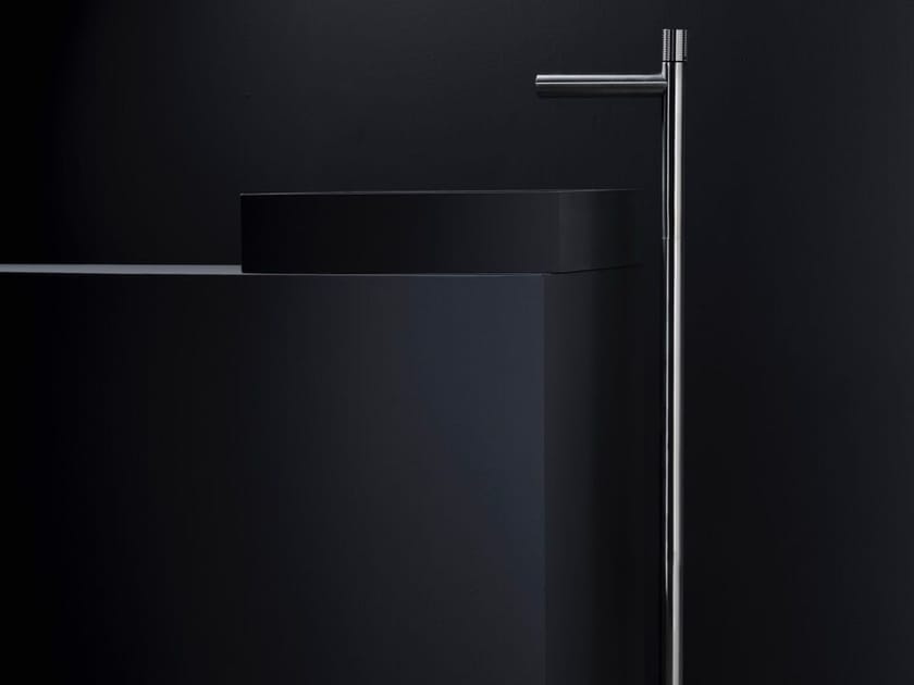 APP APP24 Floor standing stainless steel washbasin mixer By BEAMTECH