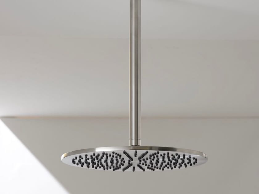 BRISTOL BRIT300 Soffione doccia a soffitto rotondo in acciaio inox con braccio By BEAMTECH