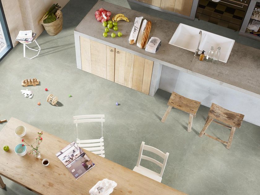 ROCKINGHAM Anti-slip vinyl flooring with stone effect By BEAUFLOR