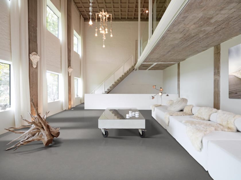 SAFIRA Anti-slip vinyl flooring with concrete effect By BEAUFLOR