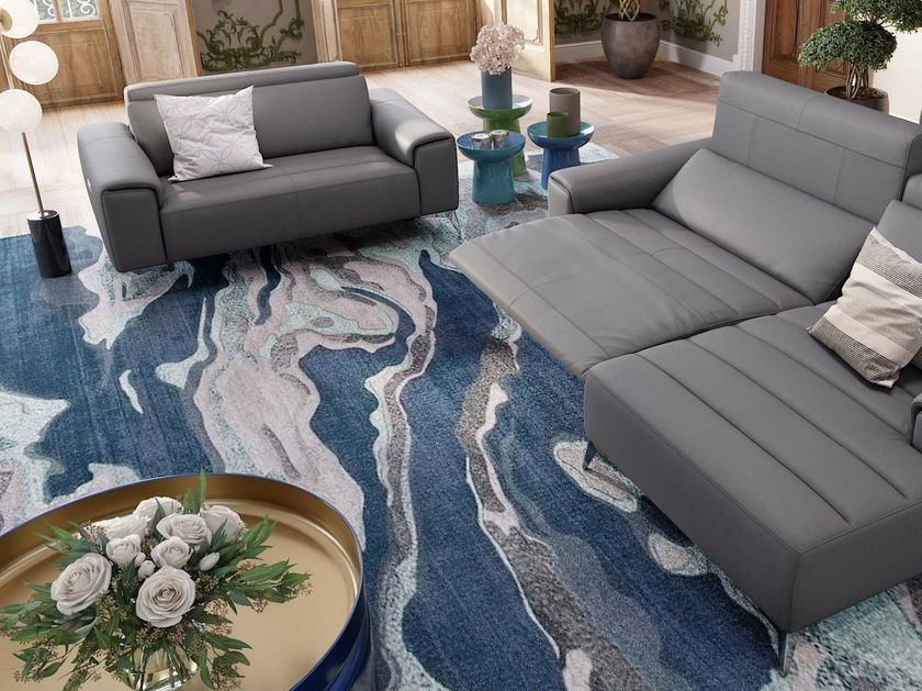 BELLA MINI | Leather sofa sofa By Sofanella