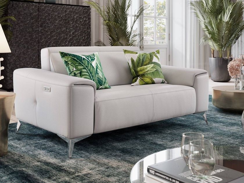 BELLA MINI | Leather sofa sofa By Sofanella