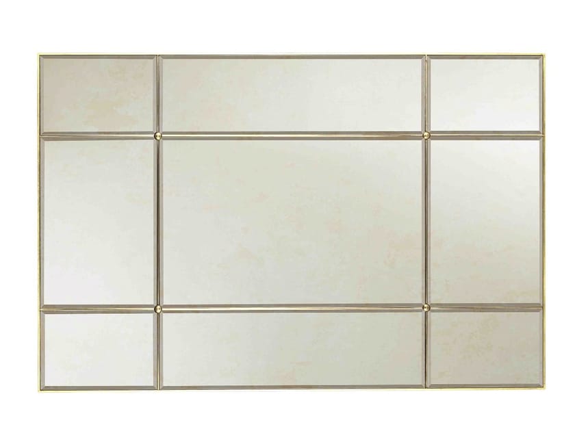 BELLA Rectangular wall-mounted bronze mirror By Salma Furniture