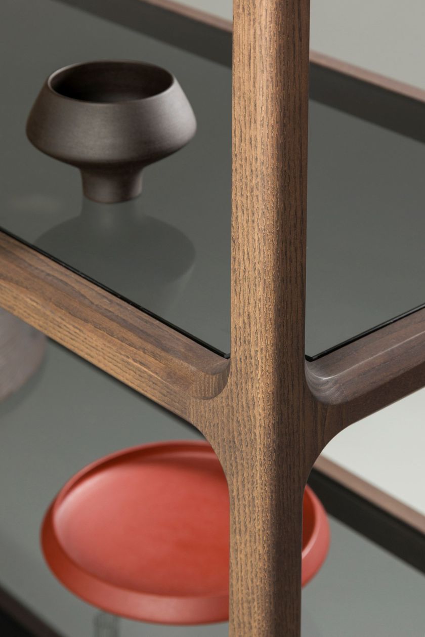 BELLAGIO Open ash bookcase By Morelato | design Libero Rutilo