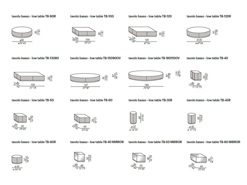 BELT Low oval brass coffee table By Meridiani