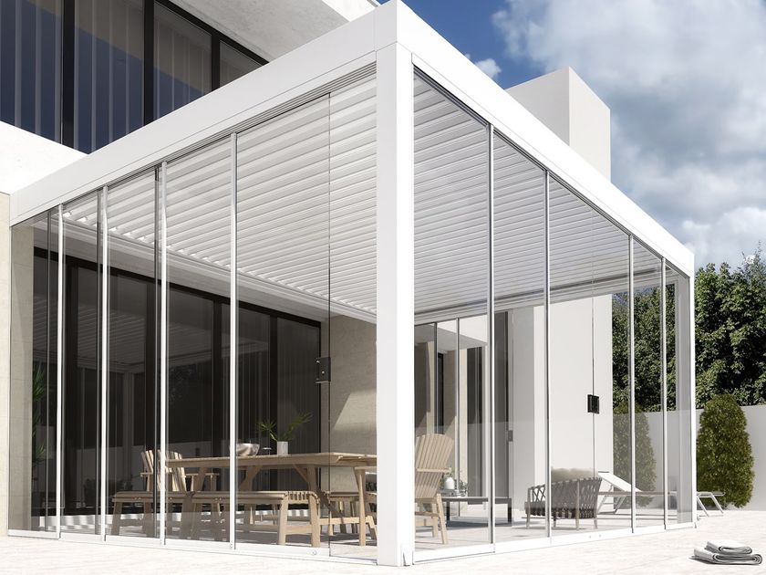 BELVEDERE Total glass sliding system By DIRELLO