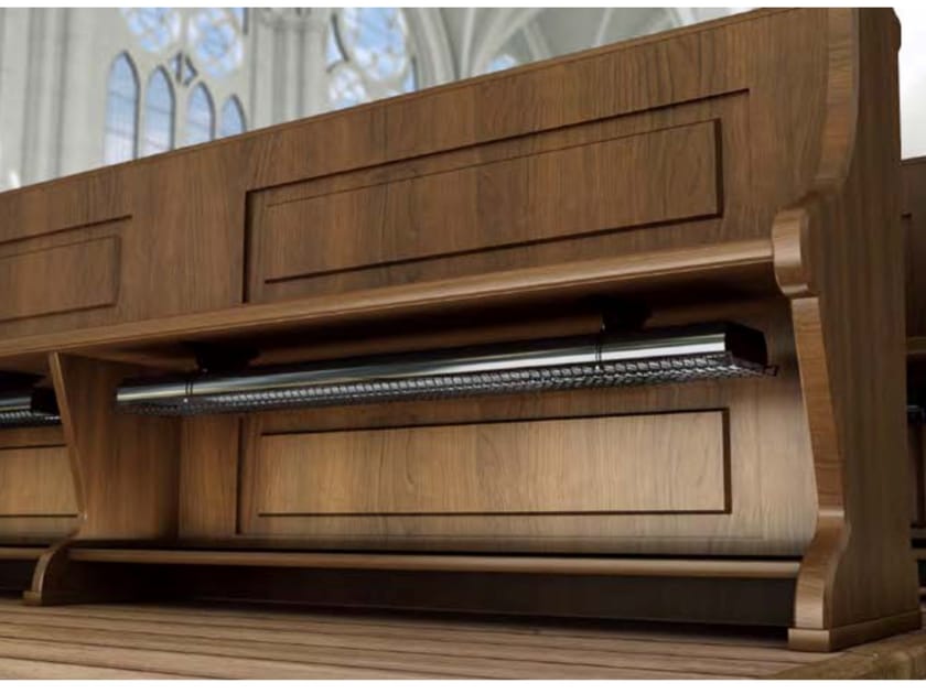 BENCH HEATER Radiatore elettrico a IR lontani a bassa potenza By ATH Italia