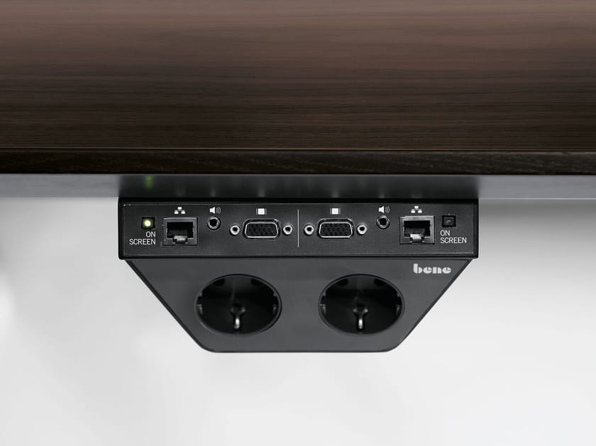 FILO Conference Table de conférence modulable en aluminium et bois By ...