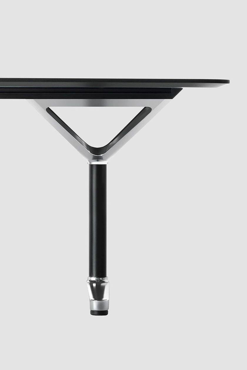 FILO Conference Table de conférence modulable en aluminium et bois By ...