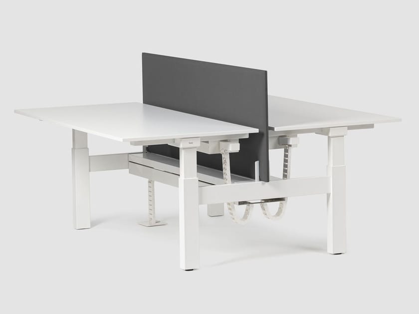 LEVEL TWIN Scrivania multipla ad altezza regolabile By BENE | design ...
