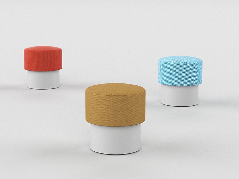 PARCS Pop-up Stool Banqueta estofada baixa By BENE | design Pearson Lloyd