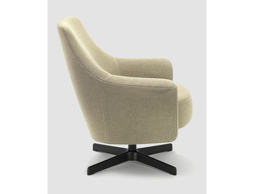 PORTS ACTIVE CHAIR Fauteuil pivotant à 4 branches avec accoudoirs By ...