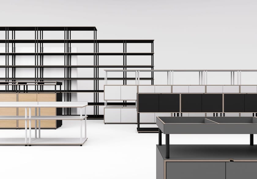 STUDIO SHELVING SYSTEM 书柜和置物架 By BENE