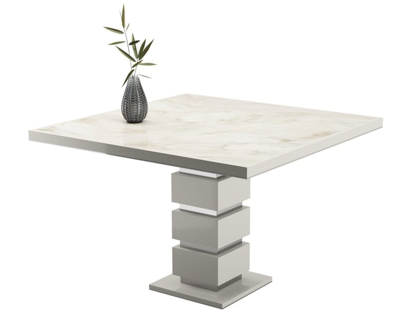 Square wooden dining table BERGAMO By FRATO