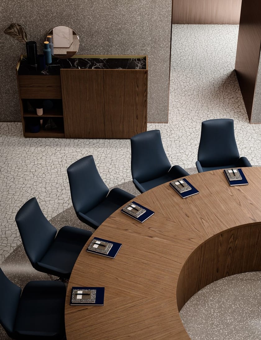 BESPOKE CONFERENCE TABLES | Round meeting table By PROF
