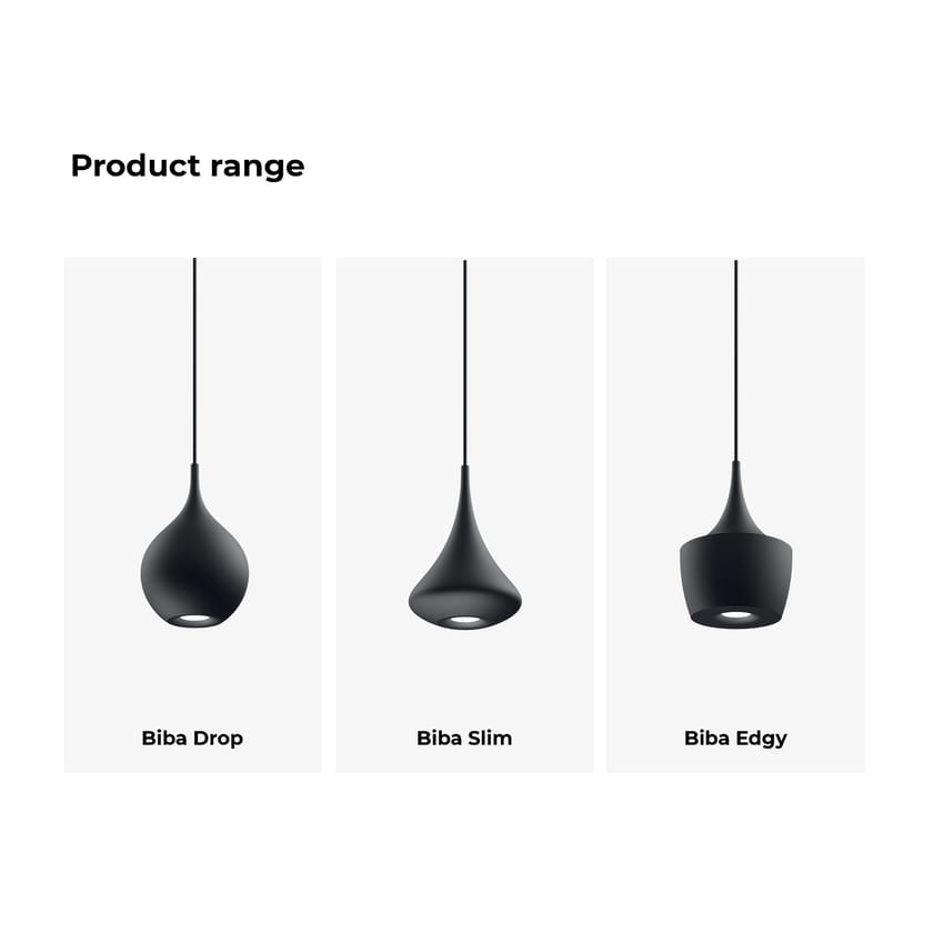 BIBA SLIM Pendant lamp By Intra lighting | design Wilsonic Design