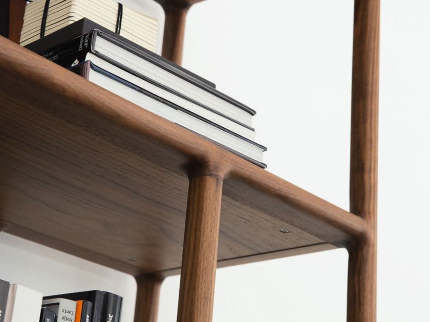 BIBLO Open double-sided solid wood bookcase By Porada | design Tarcisio ...