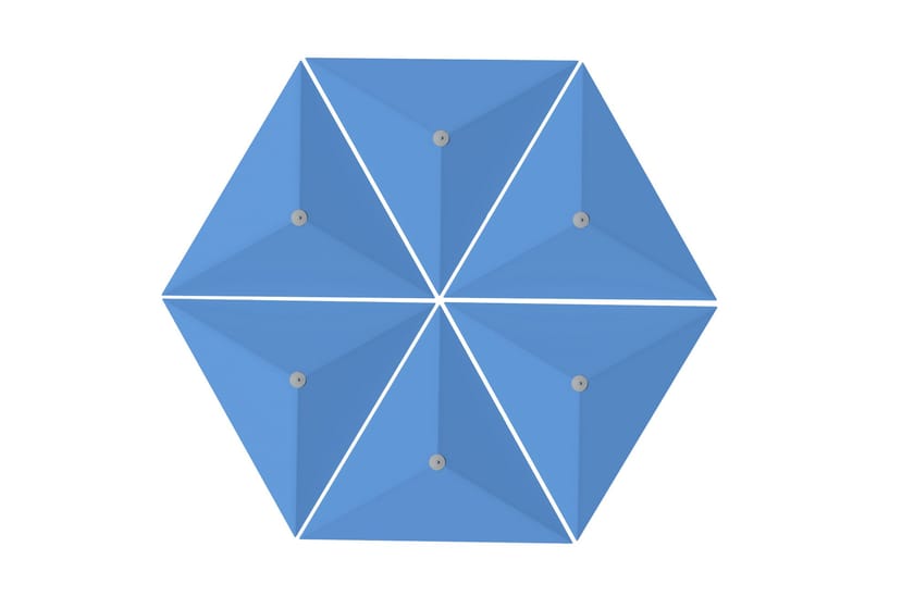 BIG BEN | Triangular Garden umbrella Triangular Garden umbrella By Caravita