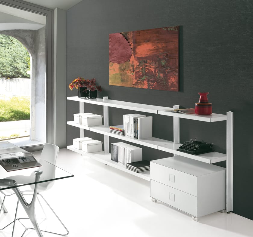 BIG HOME | Wall-mounted bookcase By Caimi Brevetti design Marc Sadler