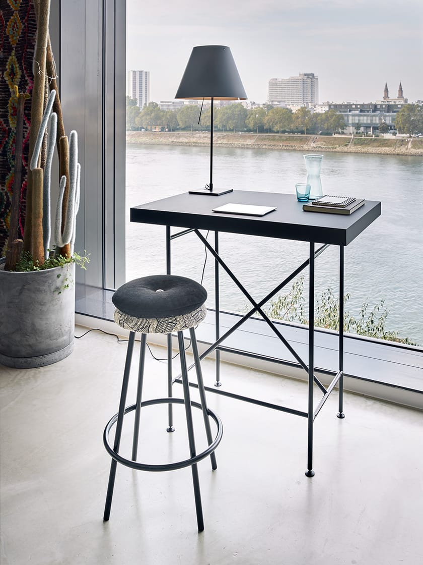 BIG TOM | Stool High stool with integrated cushion By Richard Lampert ...