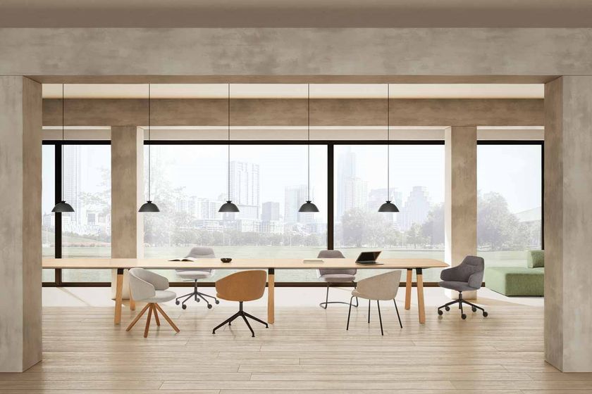 BINAR 60 | Trestle-based chair By INCLASS