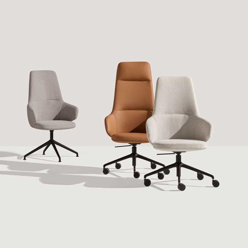 BINAR EXECUTIVE | Trestle-based office chair By INCLASS