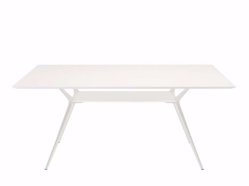 Rectangular table BIPLANE 170X120 - 410 By Alias design Alberto Meda