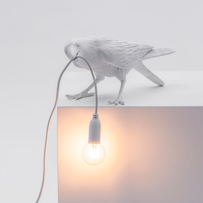 LED resin table lamp BIRD LAMP PLAYING Bird Lamp Collection By Seletti ...
