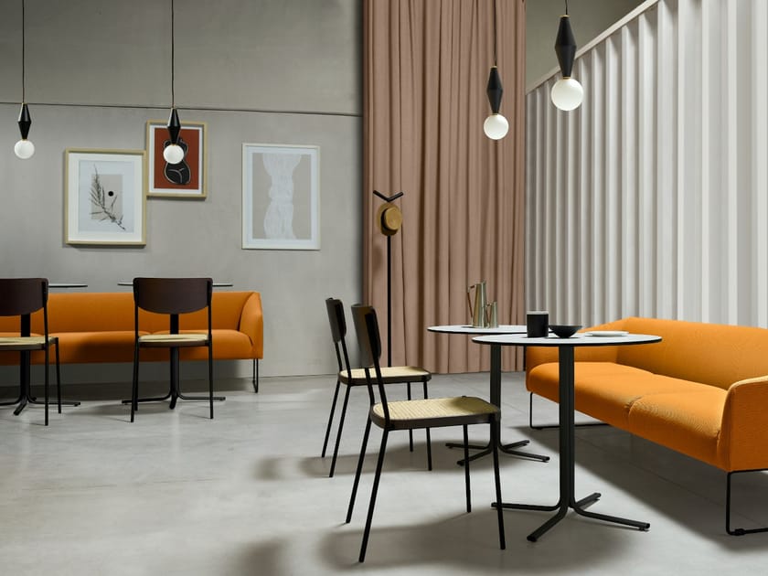 Melamine-faced chipboard table BISTRO By Quinti Sedute