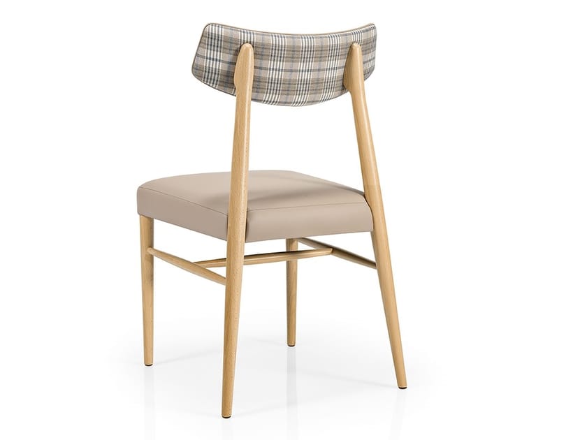 BIZU M1130UU Upholstered wooden chair By JMS | design Studio Schrofer