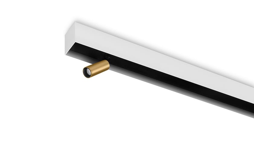 BLACK FOSTER CUSTOM SURFACE FIT 27 perfil para iluminación lineal By Arkoslight diseño Rubén Saldaña