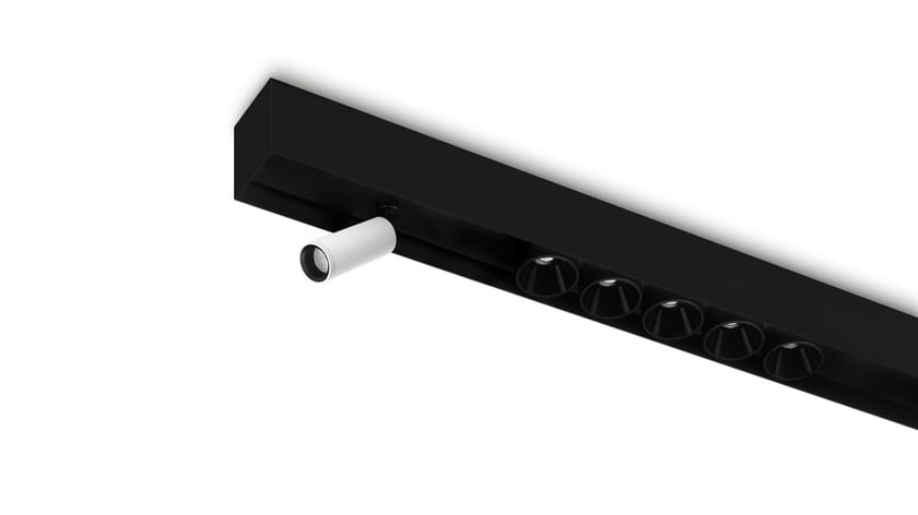 BLACK FOSTER CUSTOM SURFACE FIT 27 perfil para iluminación lineal By Arkoslight diseño Rubén Saldaña