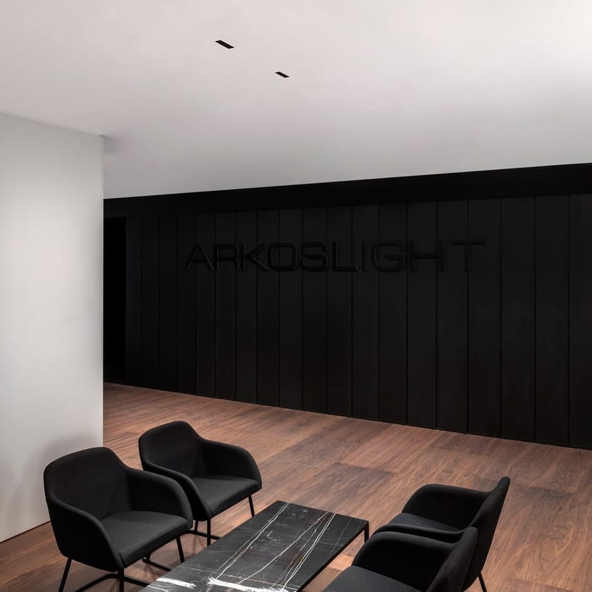 BLACK FOSTER MICRO RECESSED 5 Recessed LED multiple aluminium spotlight ...