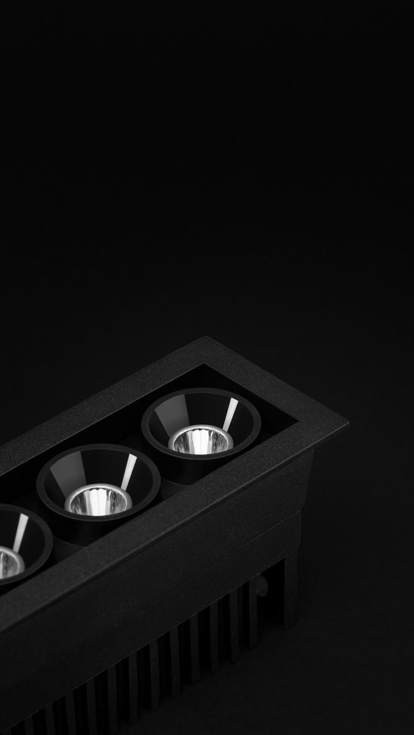 BLACK FOSTER MICRO RECESSED 3 Spotlight By Arkoslight | design Rubén ...