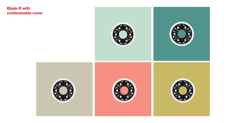 BLADE R 80 Recessed die cast aluminium spotlight for false ceiling By ...