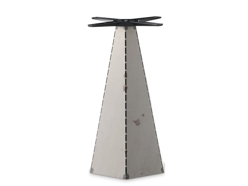 Plate table base BLADE RUNNER ZINC By PF Stile