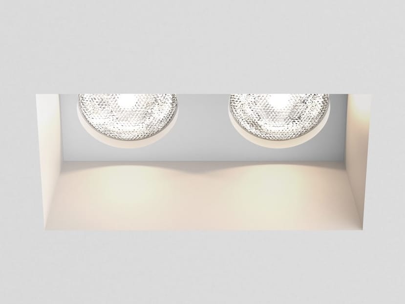 BLANCO TWIN FIXED Recessed LED multiple plaster spotlight By Astro Lighting