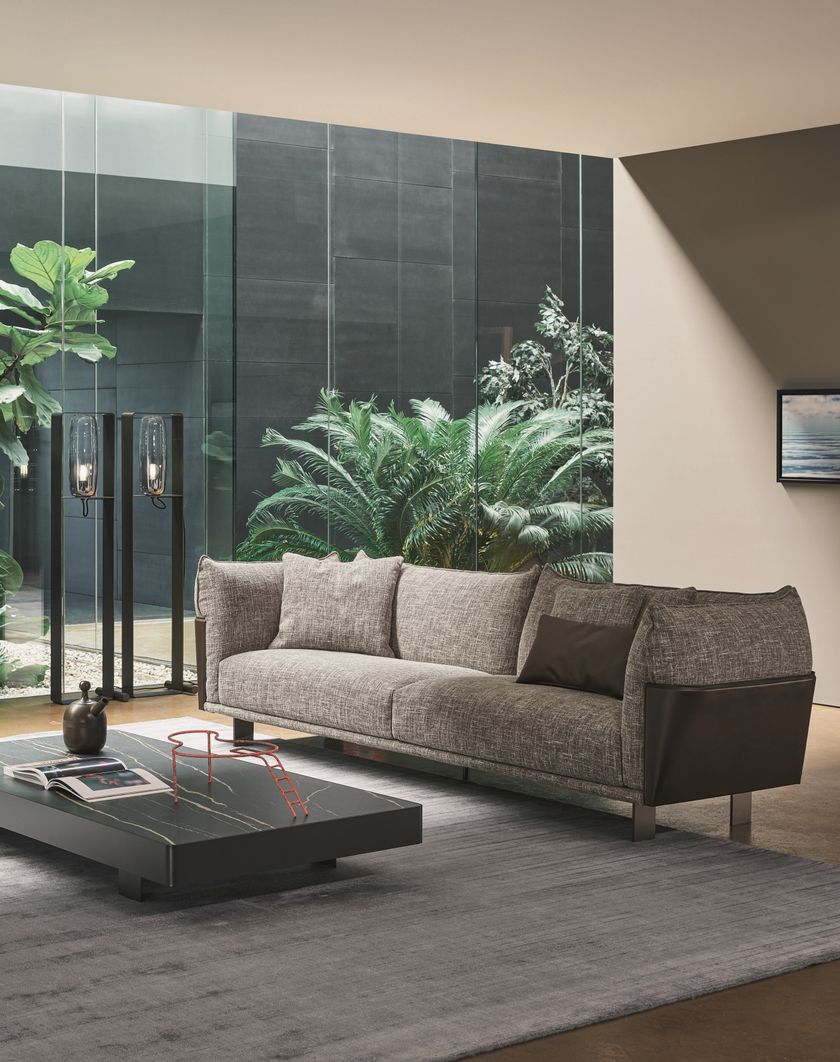 BLEND Sectional fabric sofa By Bonaldo | design Giuseppe Viganò