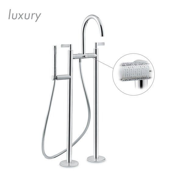 BLINK CHIC | Floor standing bathtub tap BLINK CHIC Collection By newform