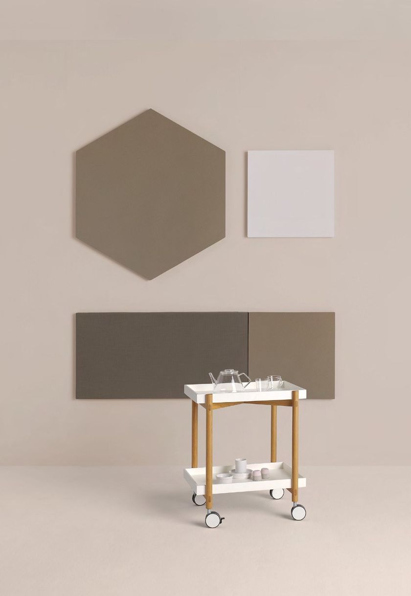 LESSEN BLOC Woven vinyl Acoustic wall panel By VERTISOL INTERNACIONAL