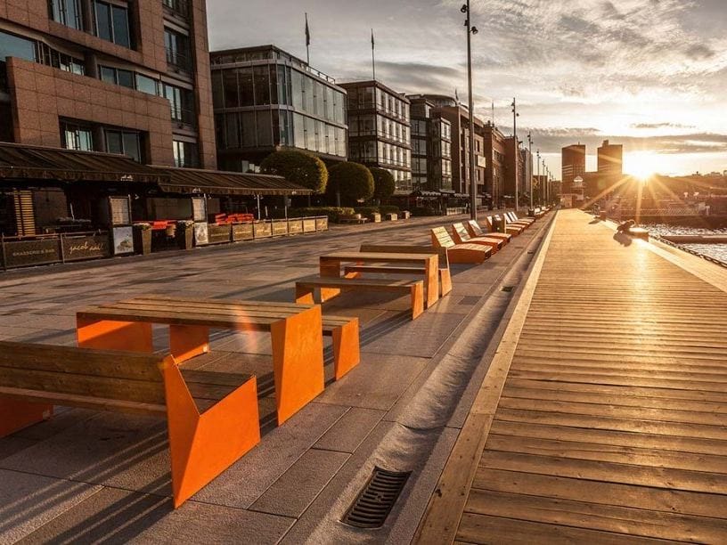 BLOC | Bench with back By VESTRE design Lars Tornøe, Atle Tveit