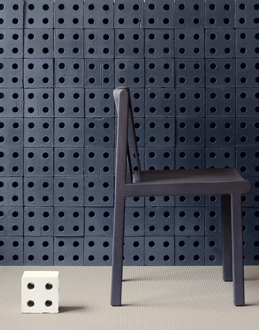 BLOC GLOSSY BLUE Terracotta element for partition wall By Mutina ...