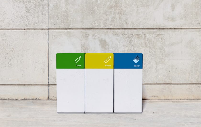 BLOCK | Litter bin for waste sorting Basic Collection By SIT