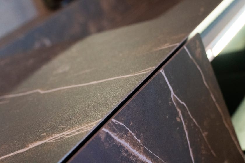 Wall-mounted Dekton® vanity unit with drawers BLOCK VANITY By BT45