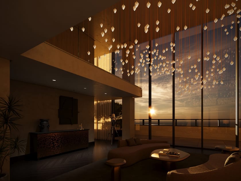 BLOOM CUSTOM LED porcelain pendant lamp By Haberdashery