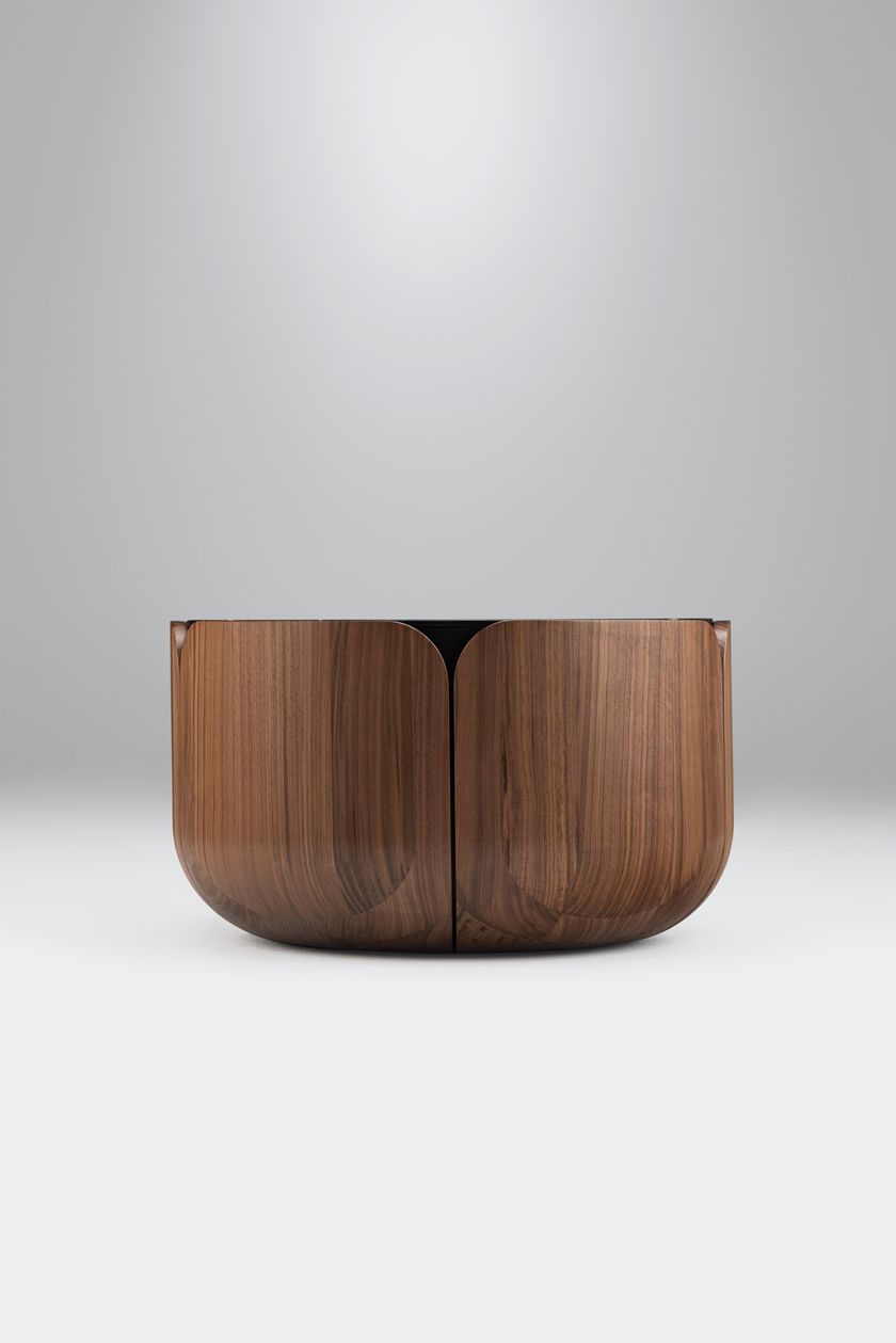 BLOOM Round coffee table in marble and solid wood By Milla & Milli ...
